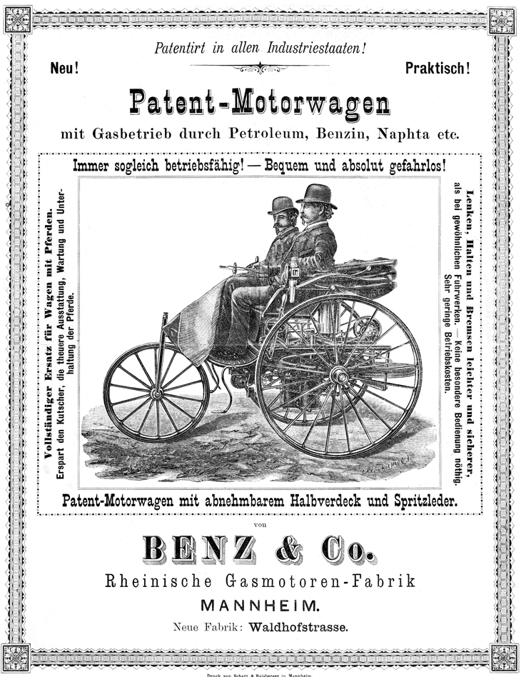 29 Jan : World’s first petrol car became official – NehaScope